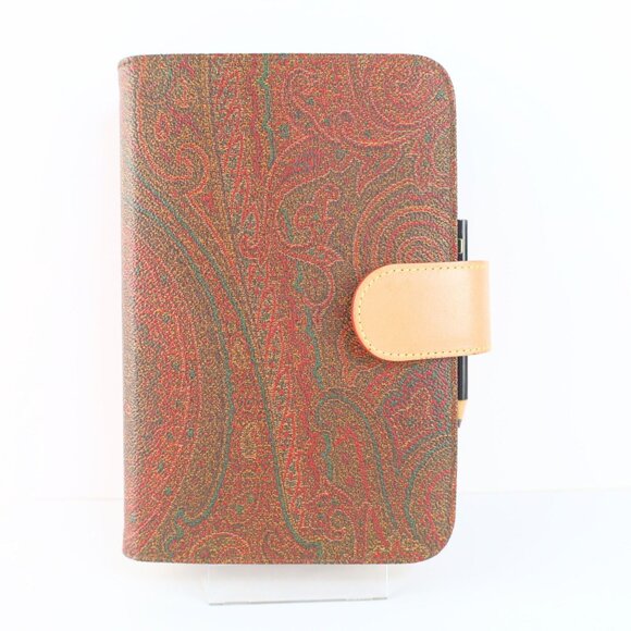 Etro | Bags | Rare Vintage 997 Etro Paisley Print Agenda Planner ...